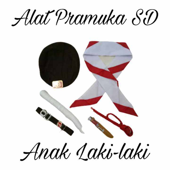 PERLENGKAPAN PRAMUKA ANAK SD // ALAT PRAMUKA SD TOPI | Lazada Indonesia