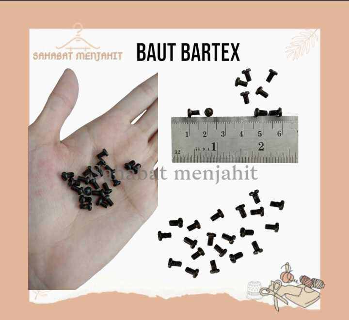 Baut Jarum Barteck/ bartex / Baut Jarum Lubang Kancing | Lazada Indonesia
