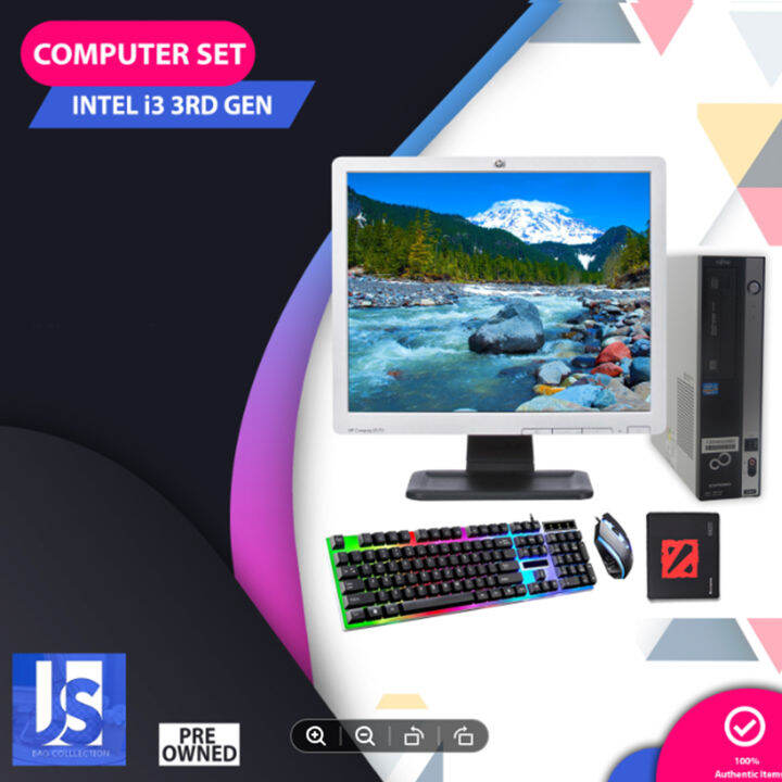 Computer Set / Intel i3 3rd Gen / 4gb Ram / 500gb HDD / FREE Mouse and ...