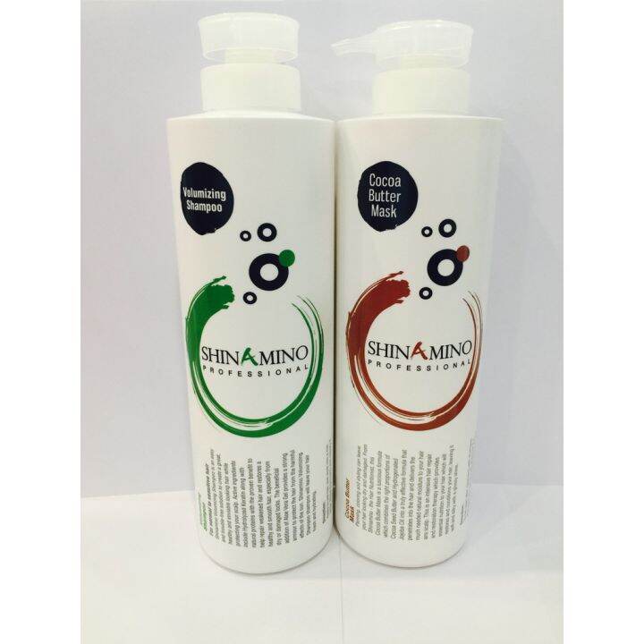 Shinamino Volumizing Shampoo 1000ml + Cocoa mask 1000ml | Lazada