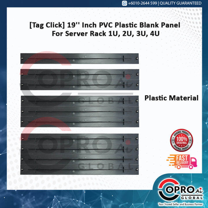 [tag Click] 19 Inch Pvc Plastic Blank Panel For Server Rack 1u 2u
