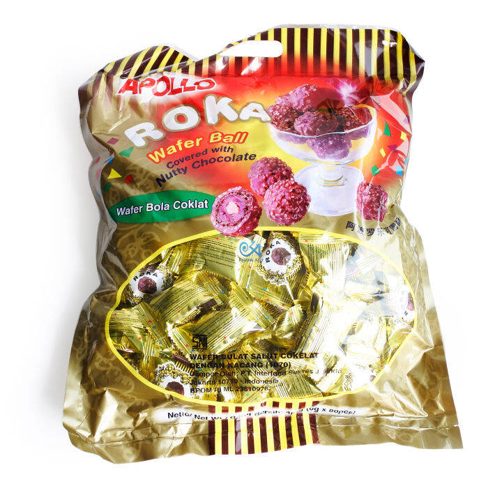 Coklat Roka Apollo Wafer Ball 70 Pcs | Lazada Indonesia