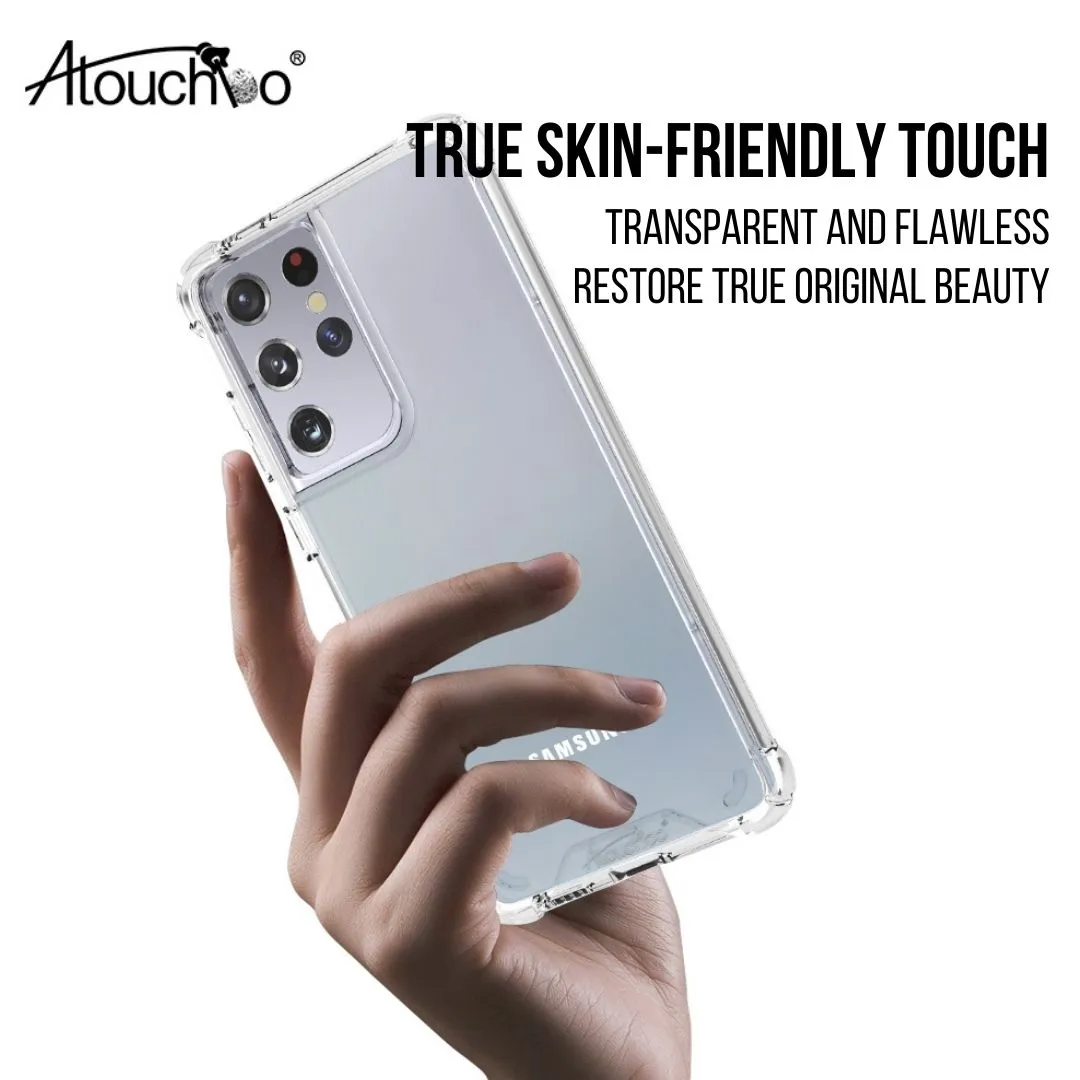 Atouchbo Samsung S23, S23 Ultra, S23 Plus Transparent Anti-Shock Case ...