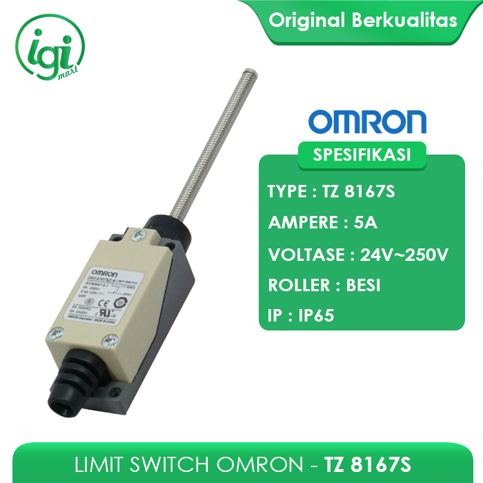 LIMIT SWITCH OMRON TZ-8167 / LIMIT SWITCH D4V TZ OMRON | Lazada Indonesia