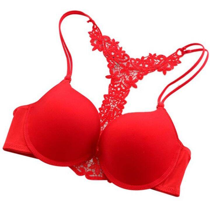 【CW】 Front Push Up Woman Buckle Female Bras 75-85B | Lazada.co.th