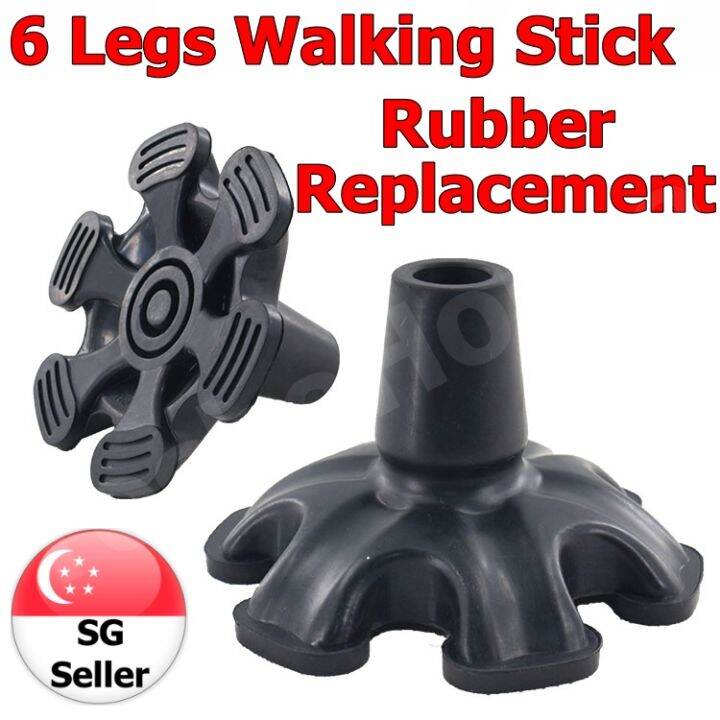 [SG] 6 Legs Walking Stick Rubber Stopper Replacement (19mm) | Lazada ...