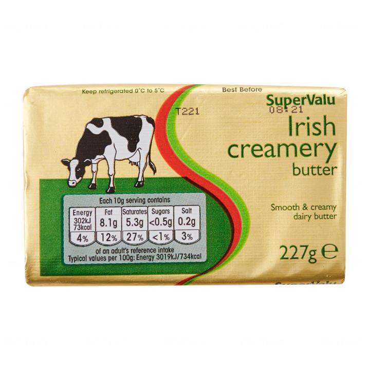 Supervalu Irish Creamery Salted Butter 227G | Lazada Singapore