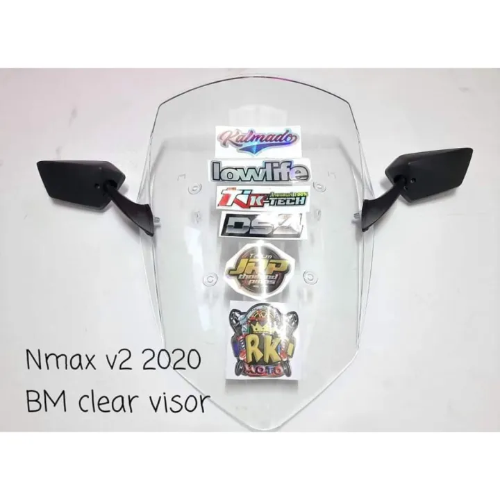 【Hot】 NMAX V2 NMAX V2.1 CLEAR VISOR WITH THAI SIDEMIRROR ONLY | Lazada PH