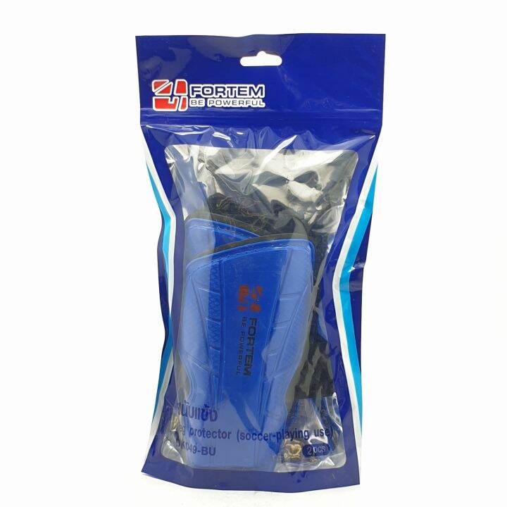 4TEM สนับแข้ง DK049-BU ขนาด 9.5x18x0.70 ซม. บรรจุ 2ชิ้น/แพ็ค สีน้ำเงิน | Lazada.co.th