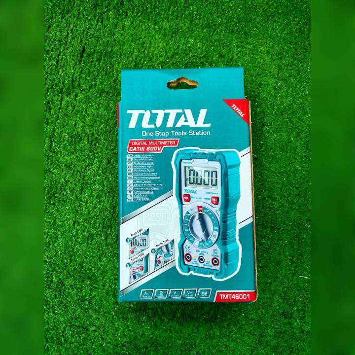 TOTAL โอห์มมิเตอร์ รุ่น TMT46001 LCD 10A มัลติมิเตอร์( Digital ...