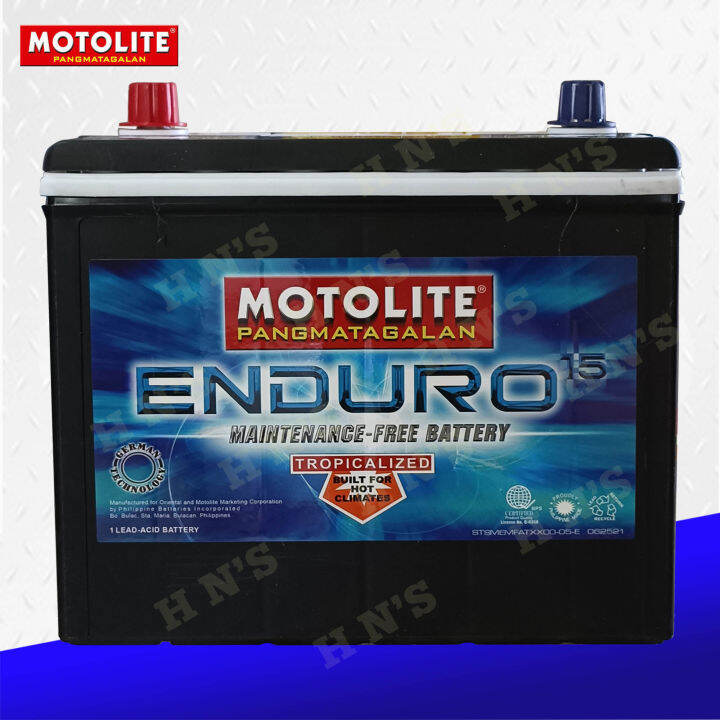 Motolite Enduro 1SNF / N60 Maintenance Free Car Battery with 15 months ...