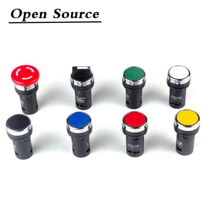 22mm La38 11 206a Push Button Switch Knob Switch Emergency Stop Switch