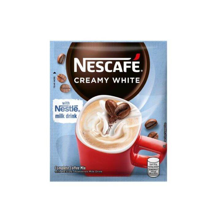 Nescafe Creamy White 3-in-1 Coffee 25.5G - Pack of 10 Sachets | Lazada PH