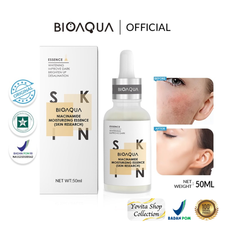BIOAQUA Serum Whitening 50ml Niacinamide Brightening, Acne Care, Anti ...
