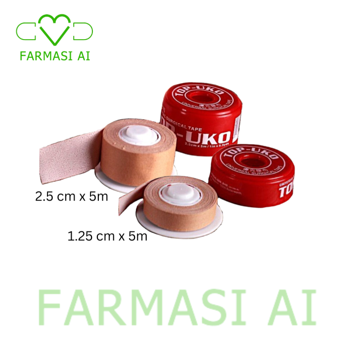 Top-Uko Universal Surgical Tape 1.25cm x 5m / 2.5cm x 5m | Lazada