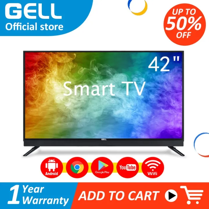 【factory outlet】 GELL 42 INCH Smart Android LED TV Flat-screen on sale ...