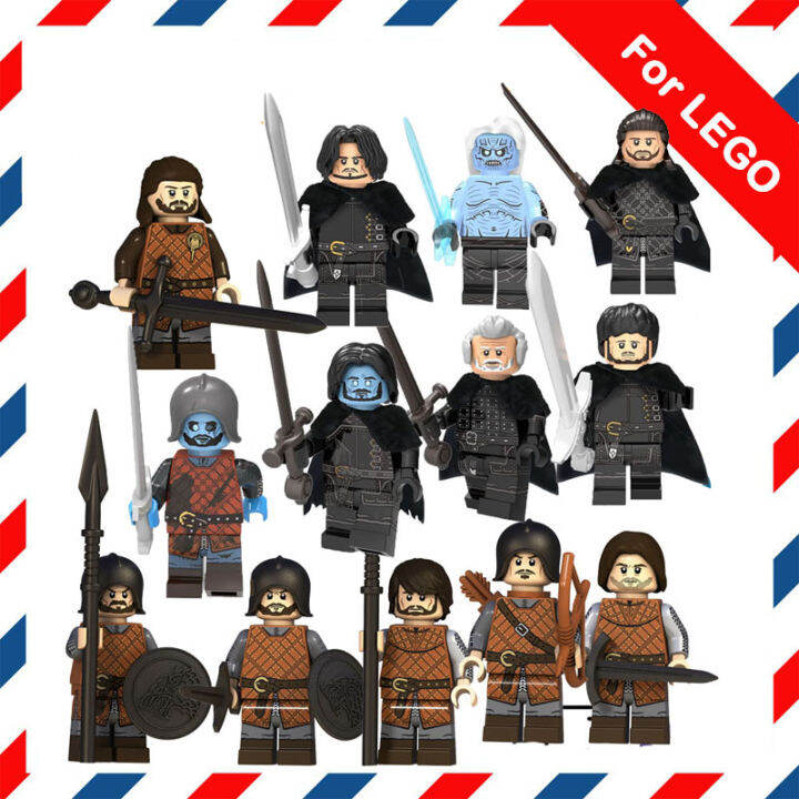 Game of Thrones Minifigures Eddard Stark House Stark Winterfell Archer ...