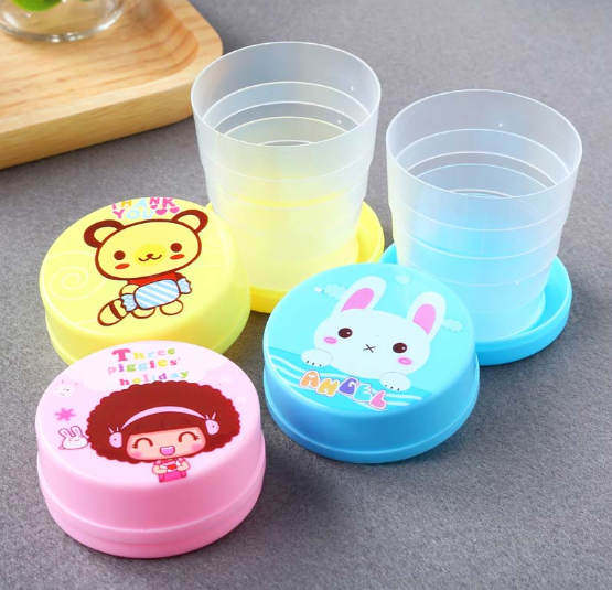 Portable Retractable Telescopic Folding Cartoon Water Cup | Lazada PH