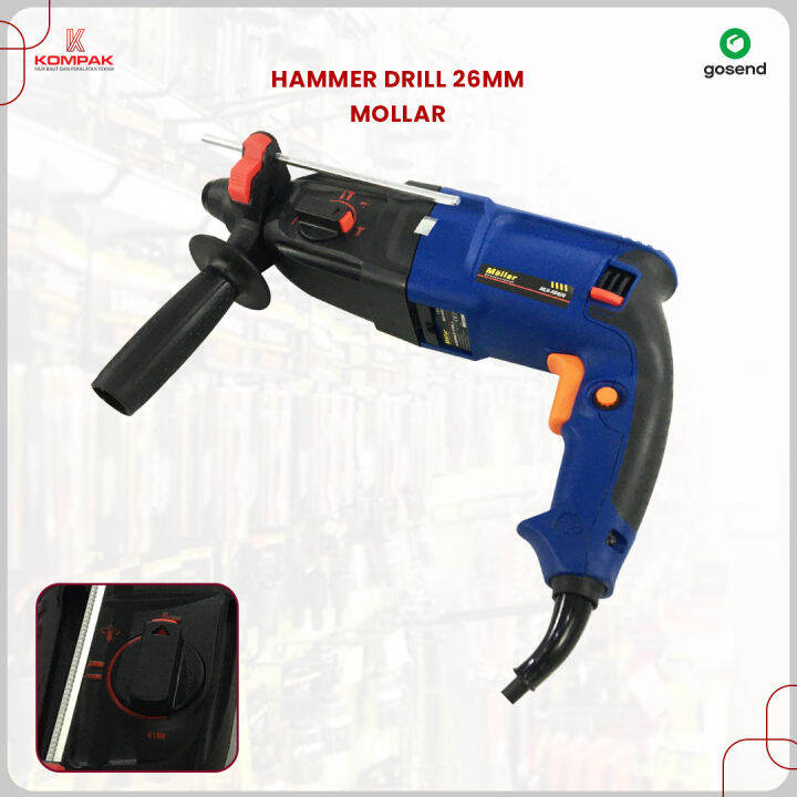 MOLLAR HD826 Bor Bobok Beton SDS Plus Hammer Drill 800 Watt | Lazada ...