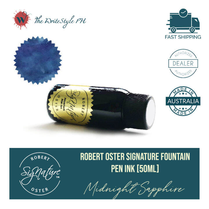 Robert Oster Signature Fountain Pen Ink [Midnight Sapphire] | Lazada PH