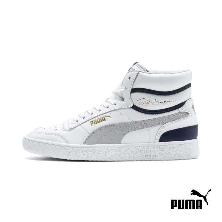 PUMA Unisex Ralph Sampson Mid Shoes (White) | Lazada PH