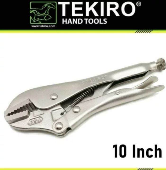 Tang Buaya Lurus TEKIRO ORIGINAL 10inch Locking Grip Pliers Straight 10 ...
