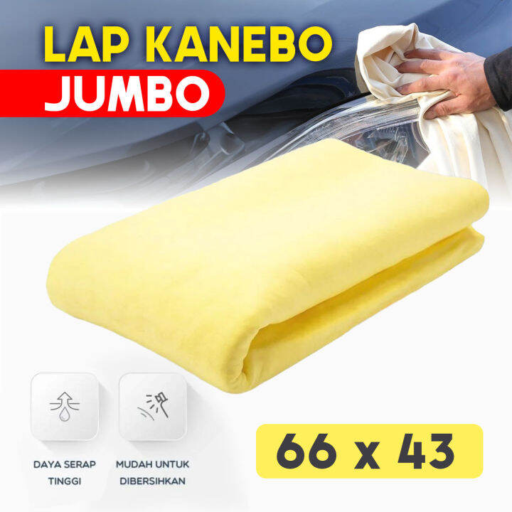 Kain Lap Kanebo Jumbo Ukuran 66x43 Bahan Tebal Serat - Chamois Jumbo / Kanebo Jumbo / Kain Lap ...