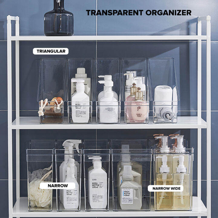 Transparent Desktop Organizer Multifunctional Bathroom Shower ...