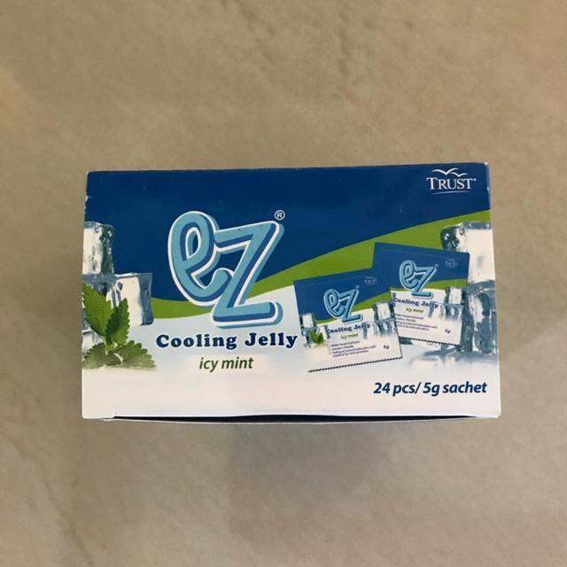 EZ Cooling Jelly Icy Mint Box 24 Sachet Lubricant | Lazada PH