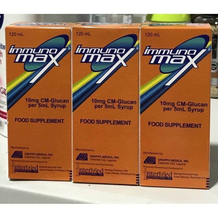 【READY STOCK】 Immunomax Forte Syrup (Made with 10mgs CM-Glucan per 5mL ...