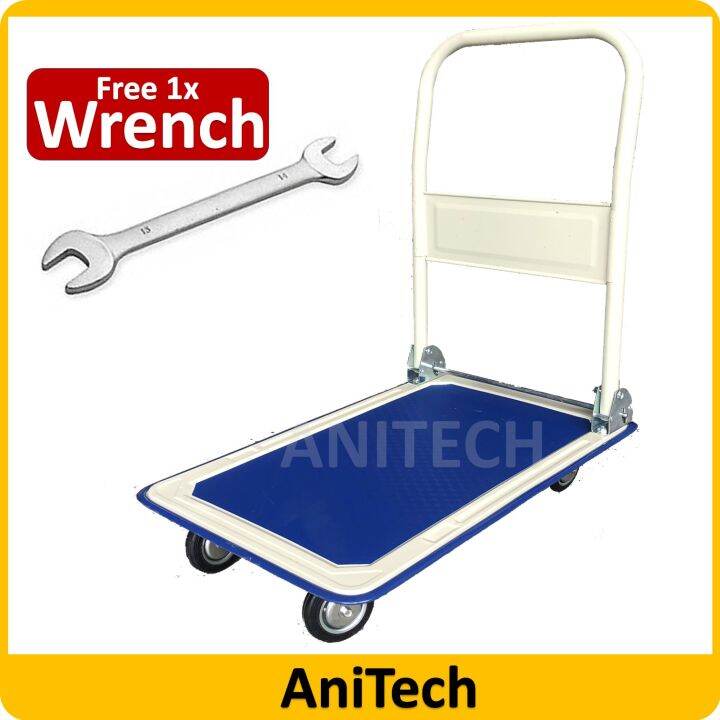 200 Kg Heavy Duty Trolley Portable 150KG/500KG/1000KG Hand Truck Iron PVC Foldable Trolley ...