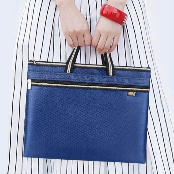 THOMA กระเป๋าเอกสารความจุสูงแบบพกพาสำหรับ Tas Berkas อุปกรณ์สำนักงาน ...