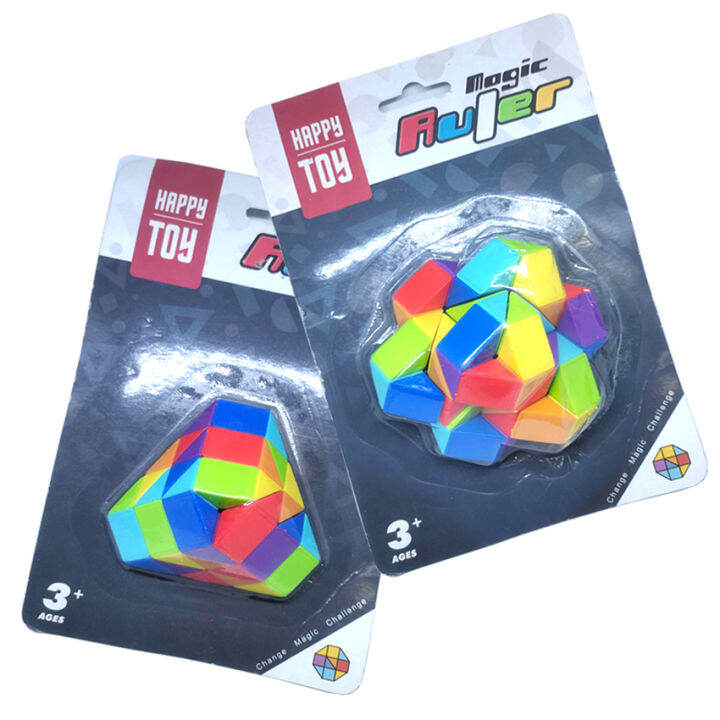 Magic Ruler Rainbow Snake Puzzle 36 Section Puzzle Twist Cube | Lazada PH