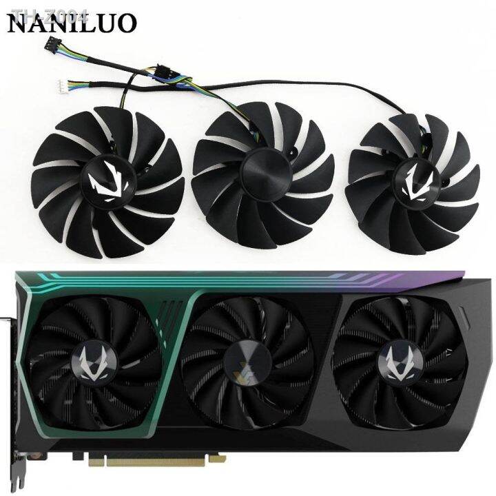 Graphics card fan GA92S2U 4Pin Cooler Fan Replacement RTX3080 For ZOTAC ...