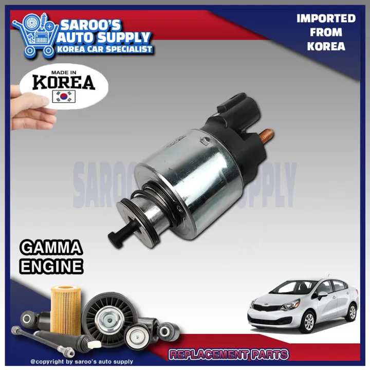 [Gamma] Starter Solenoid / Starter Magnetic For Kia Rio ,1400cc , Gas ...
