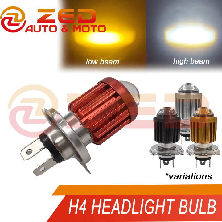 H4 LED Motorcycle Dual Color Headlight Bulb | Lazada PH