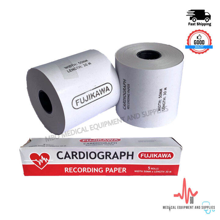 ECG Paper 50mmx30m - (5 ROLLS/BOX) | Lazada PH