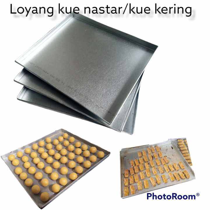 LOYANG OVEN UKURAN 30X26 BAHAN GALVALUM/LOYANG KUE KERING | Lazada ...