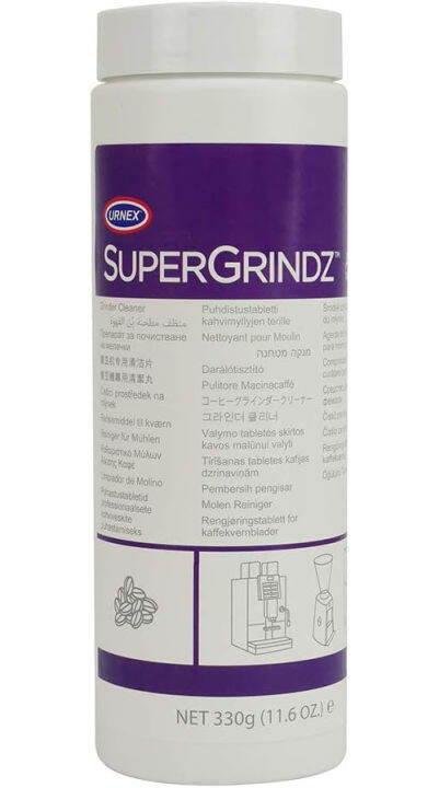 Urnex SuperGrindz Grinder Cleaner All-Natural Cleaning Tablets (12 Uses ...