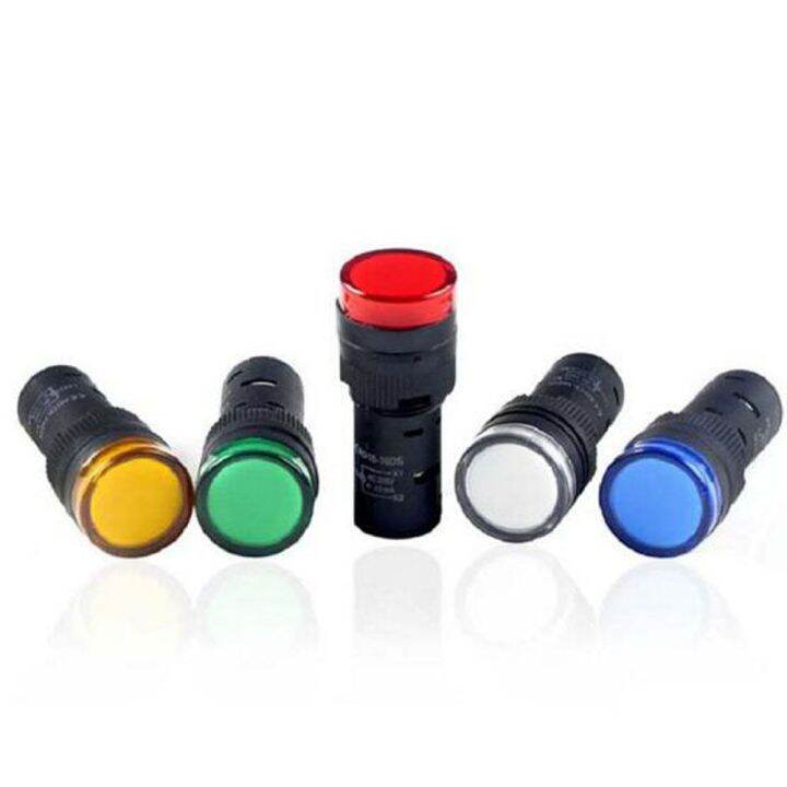 YUYUDAN AC 220V Signal Light LED Bulbs Light Power Indicator Warning ...
