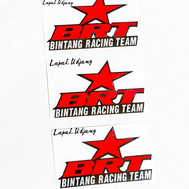Sticker Cutting Motor Bintang Racing Team (BRT) Murah dan Keren ...