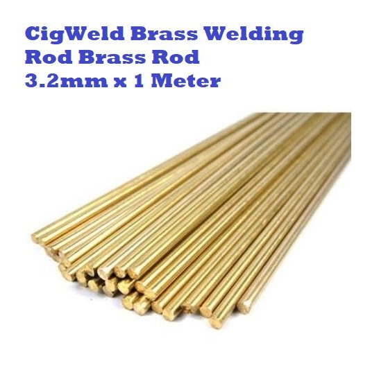 CigWeld Brass Welding Rod Brass Rod 3.2mm x 1 Meter | Lazada