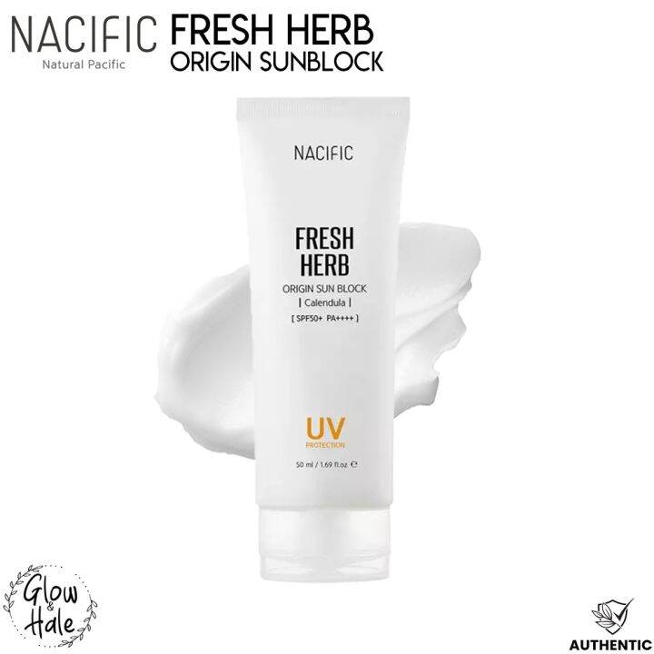 HOT NACIFIC Fresh Herb Origin Sunblock SPF50 PA | Lazada PH