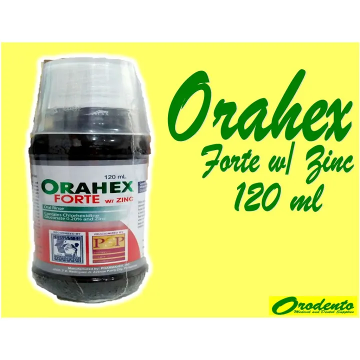 Orodento Orahex Forte with Zinc 500ml 120 ml | Lazada PH