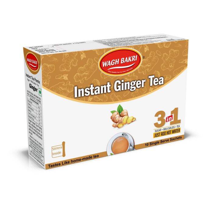 WAGH BAKRI Instant Ginger Tea 3in1 (140gm) unsweet | Lazada