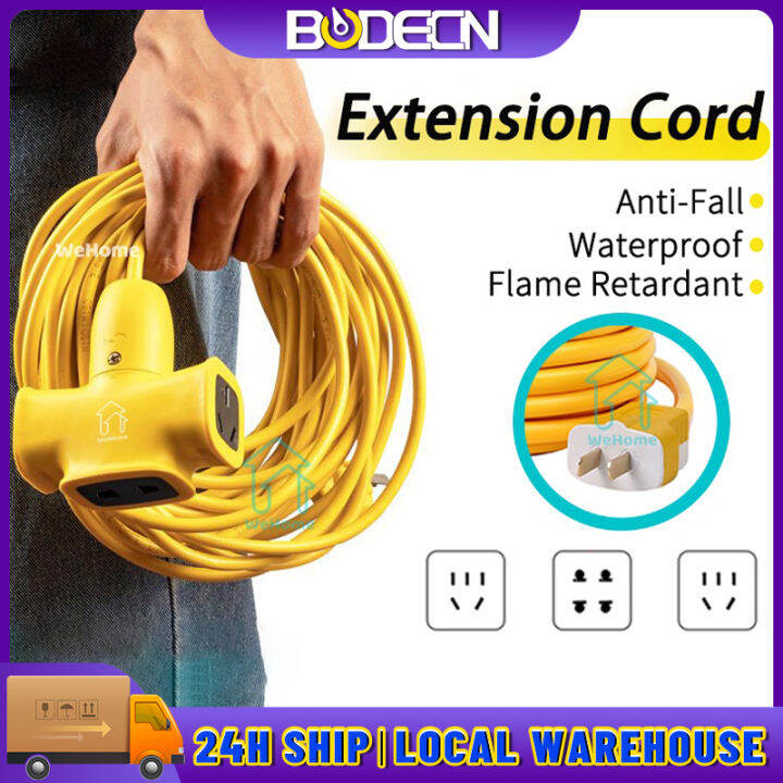 10/20/30 Meters Extension Cord Socket With Cable Extra-long Plug-in ...