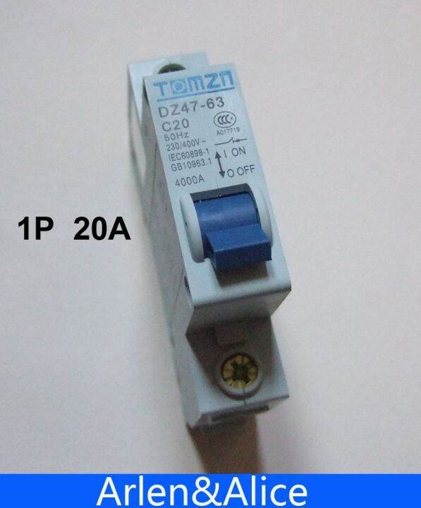 1P 20A 230/400v~ 50HZ/60HZ Mini Circuit breaker MCB C45 C TYPE | Lazada PH