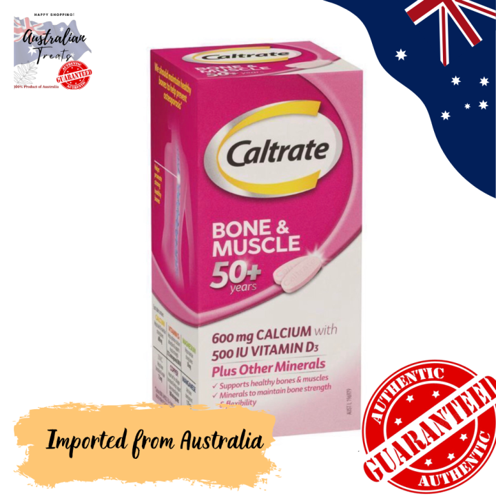 CALTRATE BONE & MUSCLE 50+ 100 TABLETS | Lazada PH