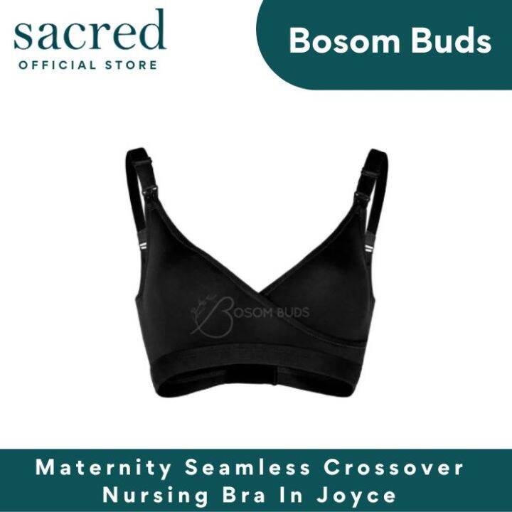 Bosom Buds Maternity Seamless Crossover Nursing Bra In Joyce | Lazada PH