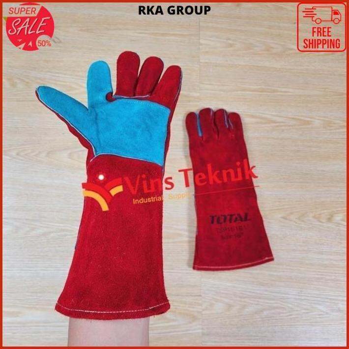 Total Tsp15161 Welding Leather Gloves Sarung Tangan Las Terbaik ...